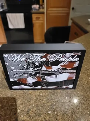 We the People Hueforge Lithophane lightbox by briankstan - MakerWorld