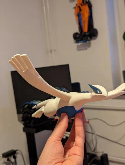 249 Lugia Flying Pose - Free 3D Print Model - MakerWorld