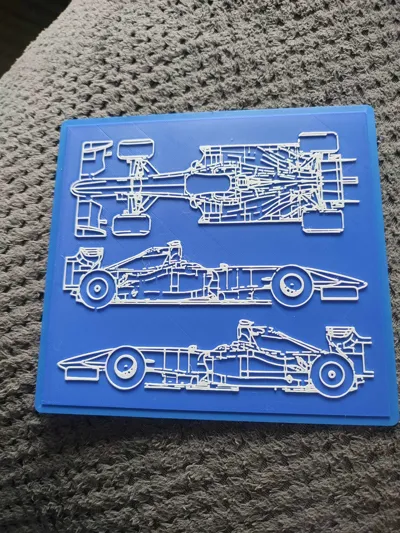 formula 1 blueprint by ArmoredWolf MakerWorld: Download Free 3D Models