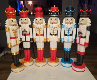 Ornate Nutcracker (No Support, No AMS, No Glue) - Free 3D Print Model ...