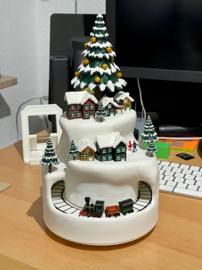 Animated Winter Wonderland by chiz_m MakerWorld: Download Free 3D Models