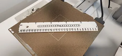 Gridfinity Ruler MKII [5 Unit Length For A1 Mini] by engineering by ...