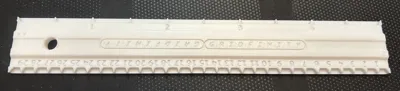 Gridfinity Ruler MKII [5 Unit Length For A1 Mini] by engineering by ...
