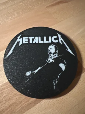 Metallica Coaster by Horroshow21 - MakerWorld