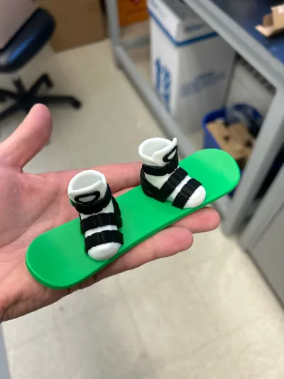 Finger Snowboard - Free 3D Print Model - MakerWorld