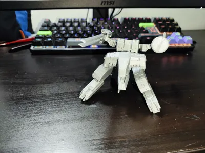 Plastic Gear Rex (Metal Gear Rex Inspired Model) - Free 3D Print Model ...
