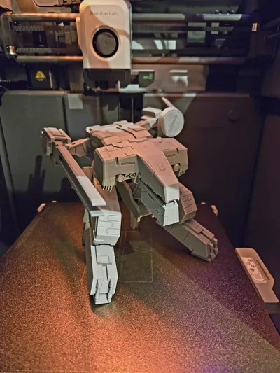 Plastic Gear Rex (Metal Gear Rex Inspired Model) - Free 3D Print Model ...