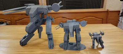 Plastic Gear Rex (Metal Gear Rex Inspired Model) - Free 3D Print Model ...