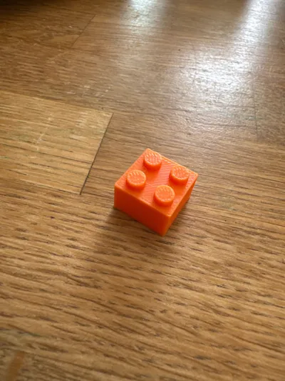 Precision-engineered 2x2 Legos-compatible Brick by hollowmaker ...