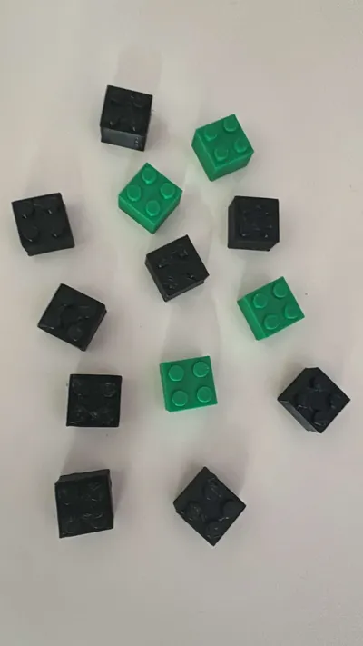 Precision-engineered 2x2 Legos-compatible Brick by hollowmaker ...