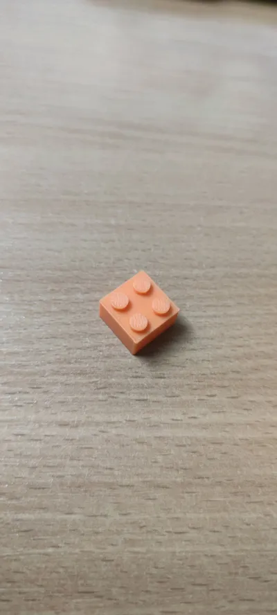 Precision-engineered 2x2 Legos-compatible Brick by hollowmaker ...