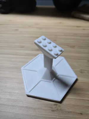 Angled Star Wars Brick (LEGOs) Space Ship Stand by Kennen3D MakerWorld ...