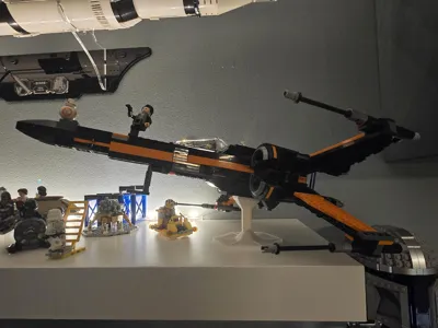 Angled Star Wars Brick (LEGOs) Space Ship Stand by Kennen3D MakerWorld ...