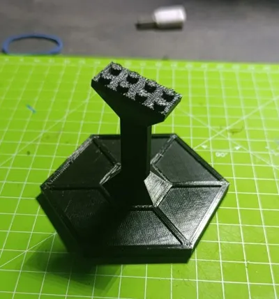 Angled Star Wars Brick (LEGOs) Space Ship Stand by Kennen3D MakerWorld ...