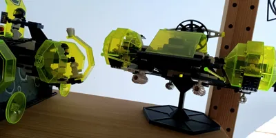 Angled Star Wars Brick (LEGOs) Space Ship Stand by Kennen3D MakerWorld ...