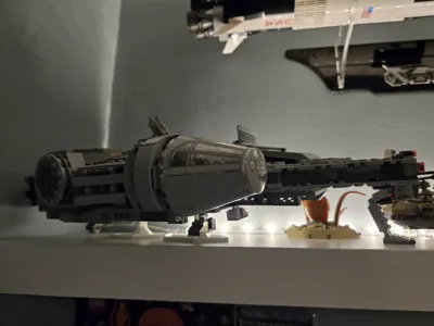 Angled Star Wars Brick (LEGOs) Space Ship Stand by Kennen3D MakerWorld ...