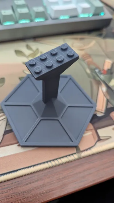 Angled Star Wars Brick (LEGOs) Space Ship Stand by Kennen3D MakerWorld ...