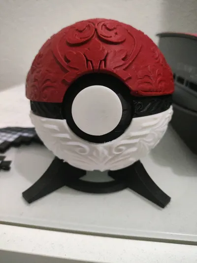 Pokeball-Pokemon-Stand - Free 3D Print Model - MakerWorld