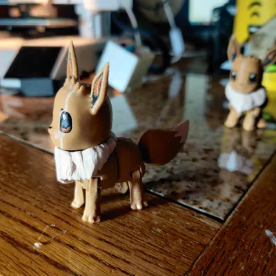 Pocket Pets - Flexi Eevee - PokePet by FilliFuu MakerWorld: Download ...