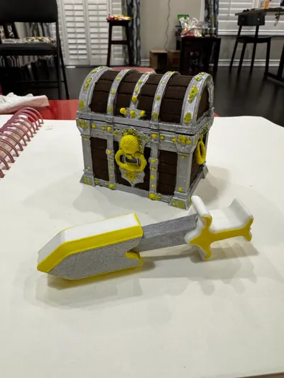 DnD Openable Ornate Treasure Chest by Jonparrish3DMakerWorld: Download ...