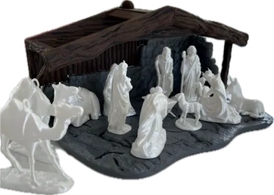 Build your own...Nativity Scene! Diorama Base Mesh by TomBarry ...