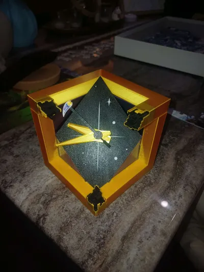 Cosmic Chronos Cube: A 4D Journey in Space-Time - Free 3D Print Model ...