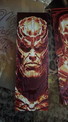 Fan Art of the Marvel Universe - Set of 3 bookmarks - Thanos, Ironman ...