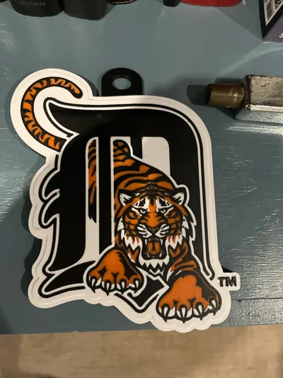 1994 Detroit Tigers Oversized Logo by Hamilton’s Custom Creations ...