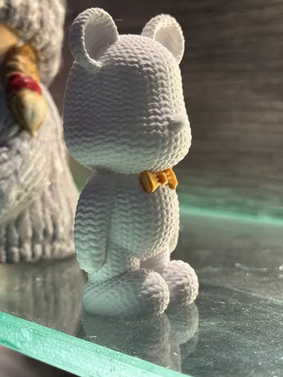 Knitted Bearbrick by lost_z MakerWorld: Download Free 3D Models