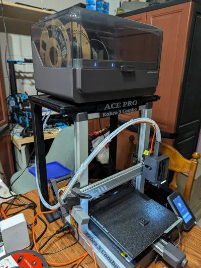 ACE rack for Anycubic Kobra 3 by Ebb and Flo Creations MakerWorld ...