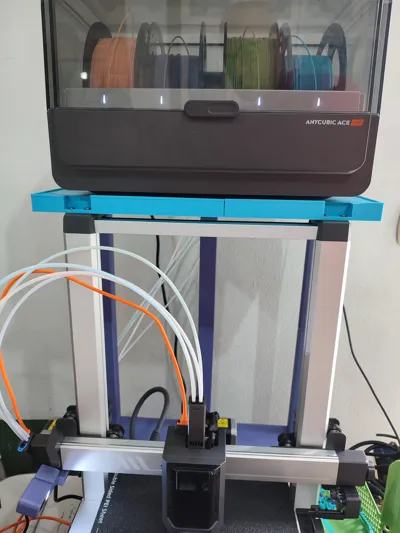 ACE rack for Anycubic Kobra 3 by Ebb and Flo Creations MakerWorld ...