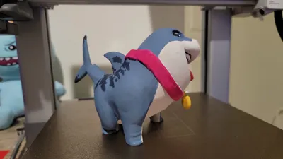 Jeff the Land Shark Figure - Free 3D Print Model - MakerWorld