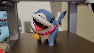 Jeff the Land Shark Figure - Free 3D Print Model - MakerWorld