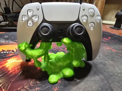 stand controller ps5 slime by Mad power MakerWorld: Download Free 3D Models