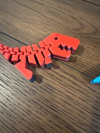 The original Dragon Flexi Rex Remixed by Layer by Layer MakerWorld ...