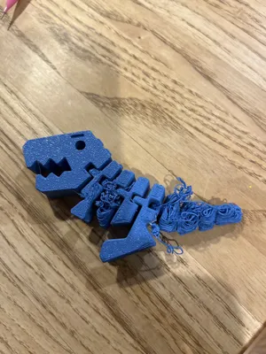 The original Dragon Flexi Rex - Free 3D Print Model - MakerWorld
