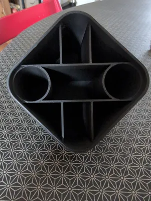 Desk Organizer - Slanted Cube by Meyui MakerWorld: Download Free 3D Models