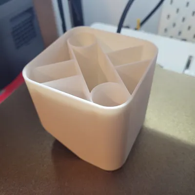 Desk Organizer - Slanted Cube by Meyui MakerWorld: Download Free 3D Models