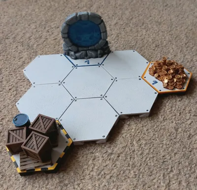 Hexagonal Tile System for Dungeons & Dragons (50mm Version) by ...