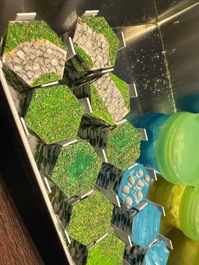 Hexagonal Tile System for Dungeons & Dragons (50mm Version) by ...