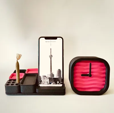 Wavy Clock by SabreDesign MakerWorld: Download Free 3D Models