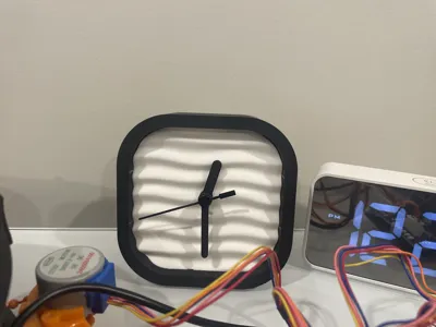 Wavy Clock by SabreDesign MakerWorld: Download Free 3D Models