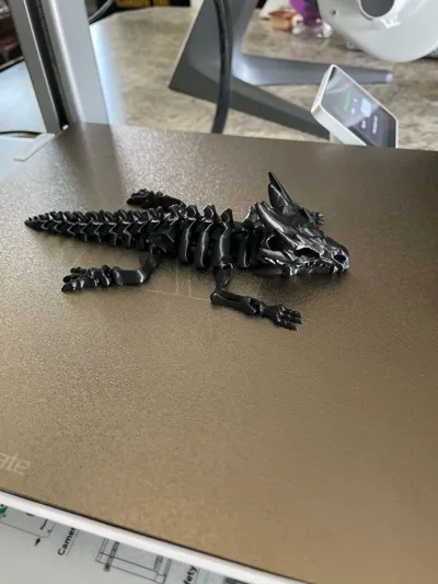 Articulated Skeleton Dragon - Free 3D Print Model - MakerWorld