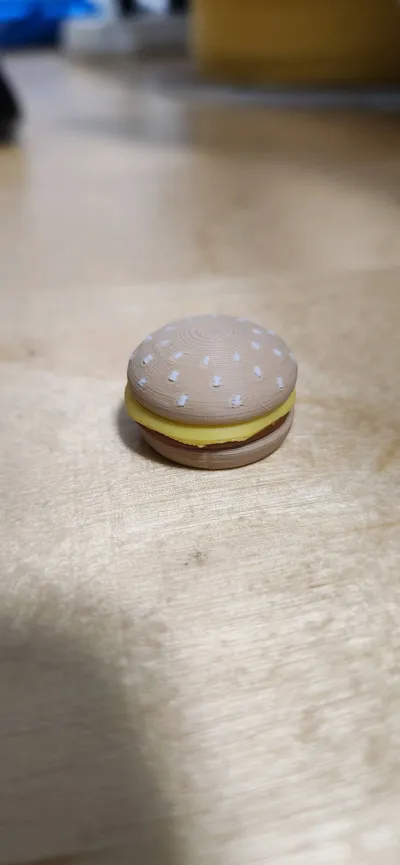 Mini Magnet Cheese Burger Fidget by NUKDDD MakerWorld: Download Free 3D ...