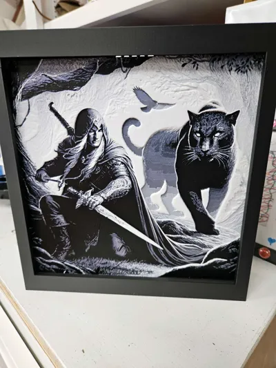 HueForge Wall Mountable Frame by The Crafty Maker MakerWorld: Download ...