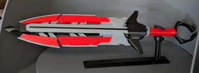 Mecha Sword with Movable Blades - Free 3D Print Model - MakerWorld