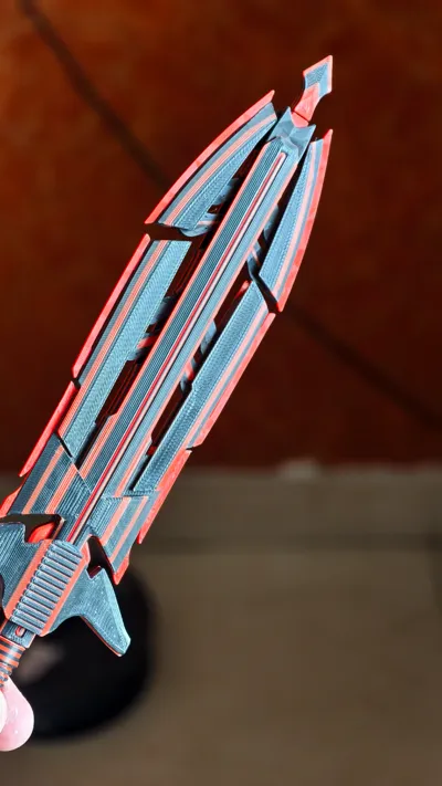 Mecha Sword with Movable Blades by Megatiks - MakerWorld