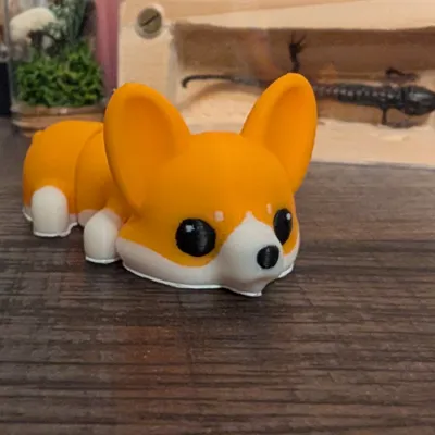 Articulated Corgi - Free 3D Print Model - MakerWorld