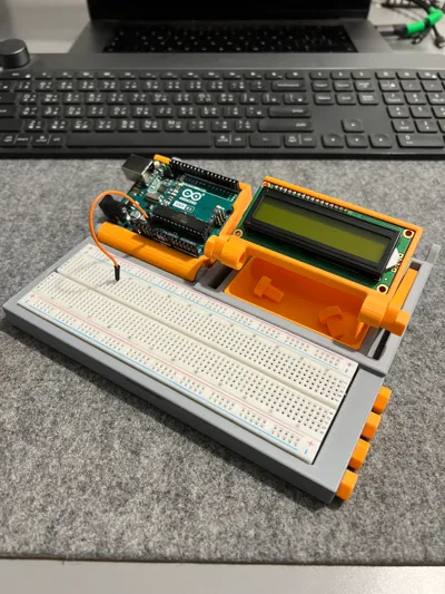 Modular Arduino UNO Breadboard Holder/ Workstation by DJL 3Designs ...
