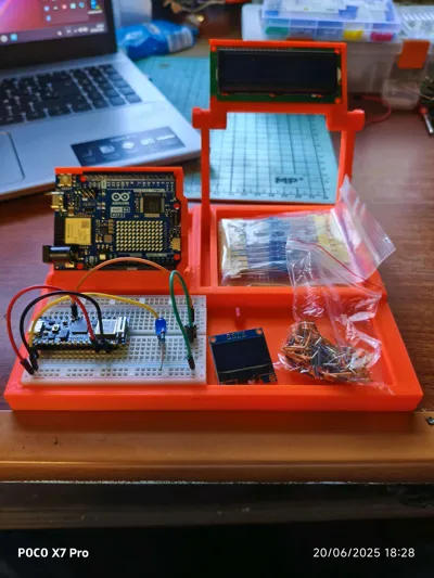 Modular Arduino UNO Breadboard Holder/ Workstation - Free 3D Print ...